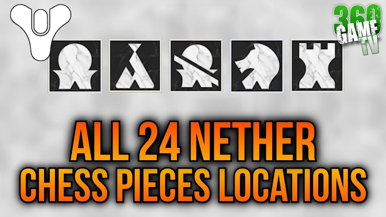 ALL 24 NETHER Chess Pieces Locations - Dreadnaught Chess Pieces Triumph ...