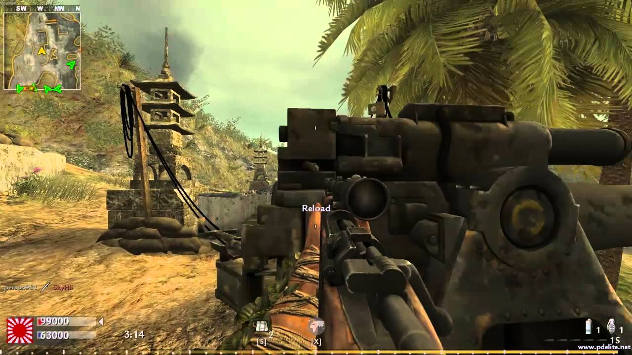 Call Of Duty 5 WaW - Sniper - 170ms - - YouTube