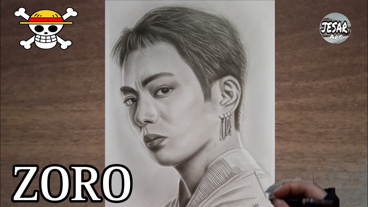 One Piece: Drawing Zoro, Mackenyu Arata from One Pice Live Action ...