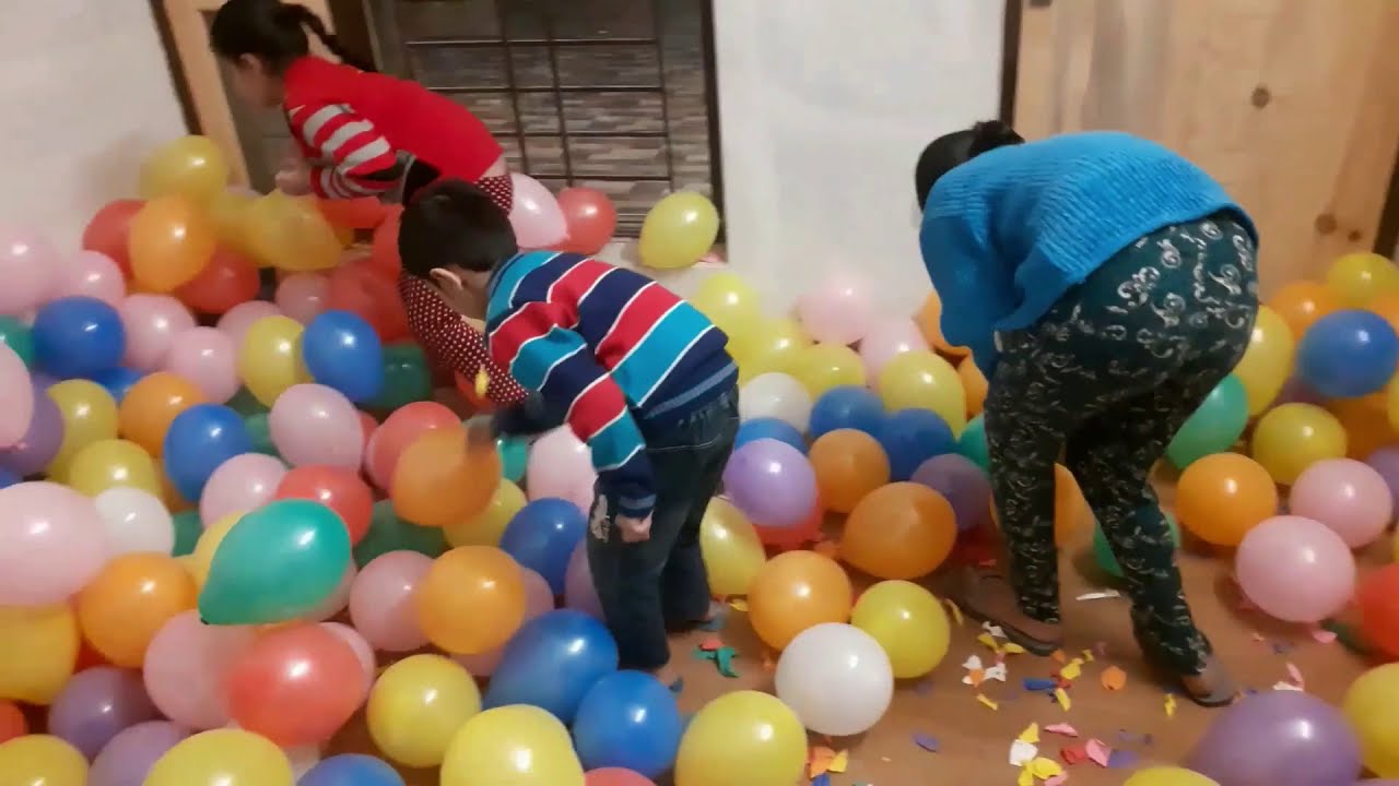 Balloon Room ---- Balloon Pop (Part - 13) Воздушный шар बैलून रूम ಬಲೂನ್ ...