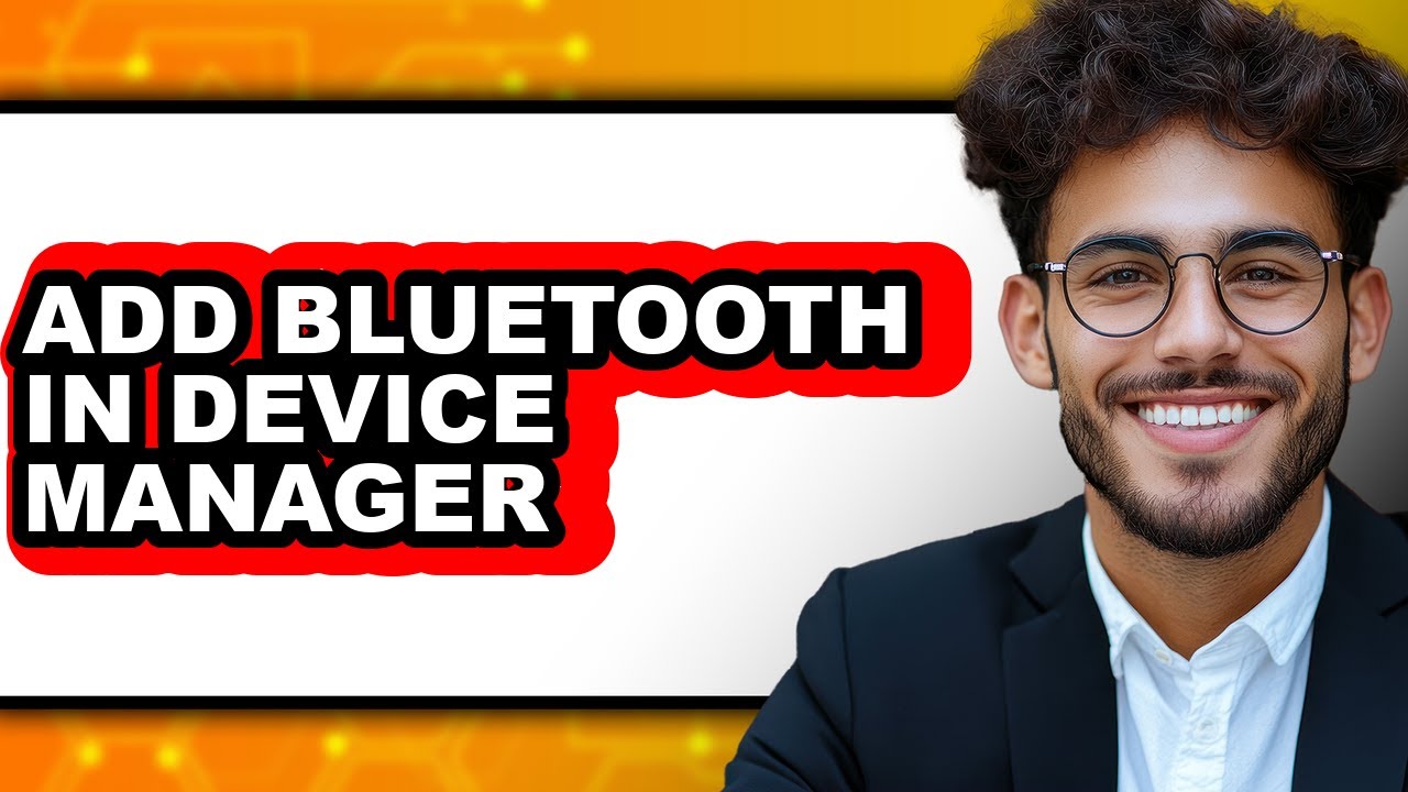 How to Add Bluetooth in Device Manager - Step by Step - YouTube