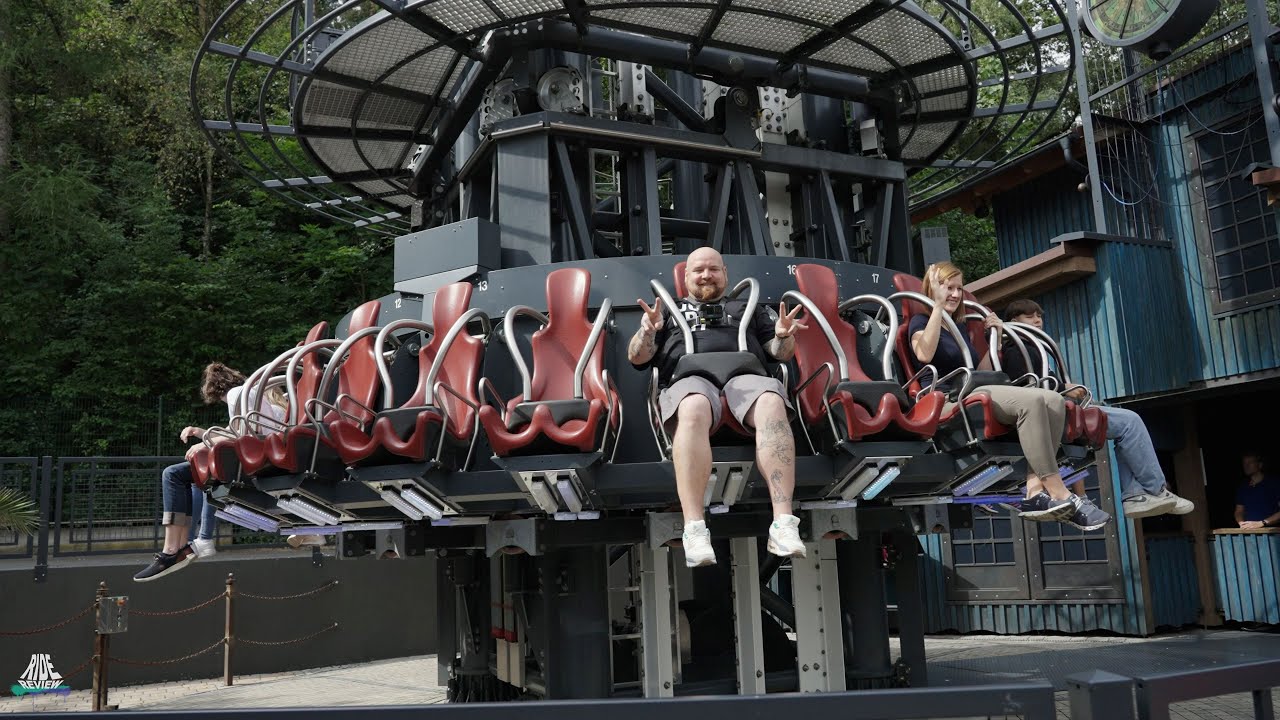 Voltrum - POV - Bayern Park - Funtime - Freefall Tower - YouTube