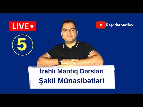 İzahlı Məntiq Dərsləri - 5 | Şəkil Münasibətləri| Rəşadət Şərifov
