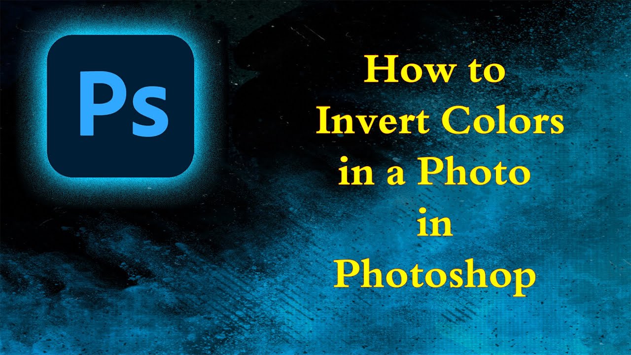 How to Invert Colors in a Photo in Photoshop - YouTube