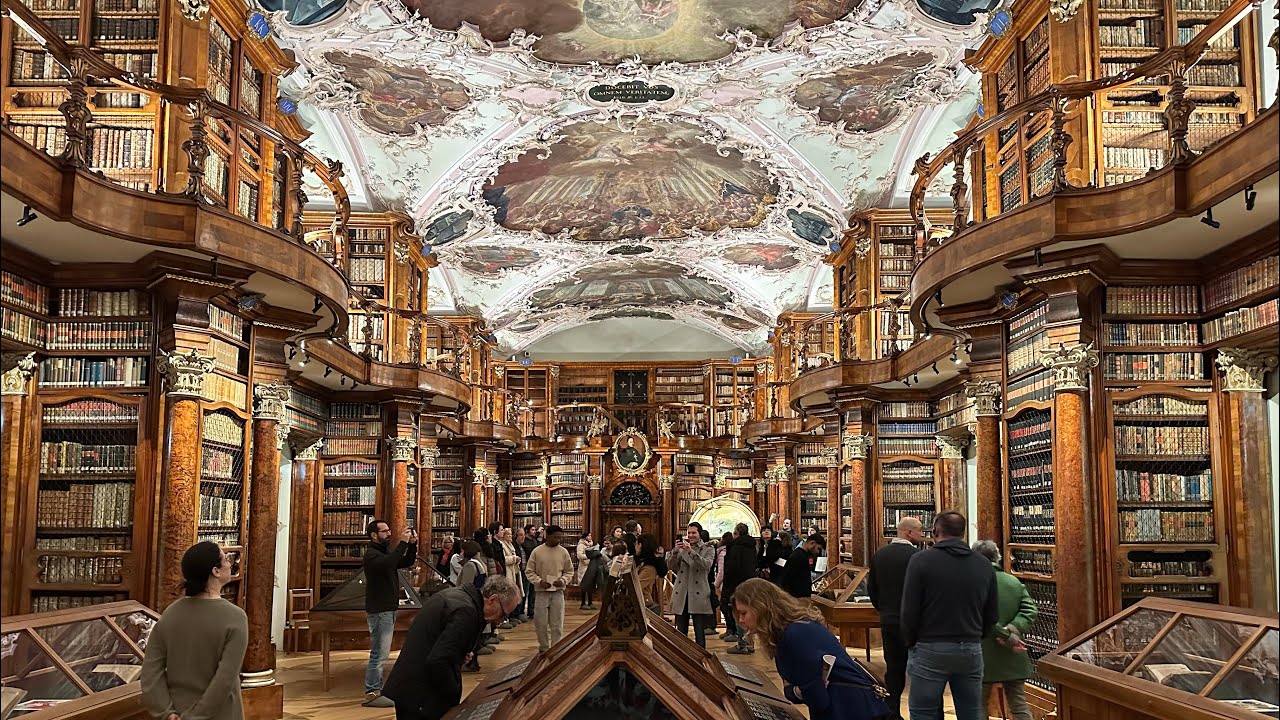Abbey Library of St. Gallen - One Of The Oldest And Most Beautiful ...