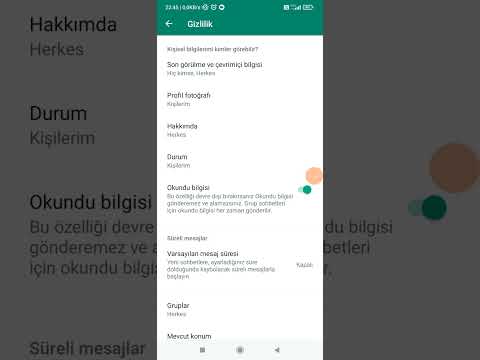 WhatsApp Son Görülme Nasıl Kapatılır