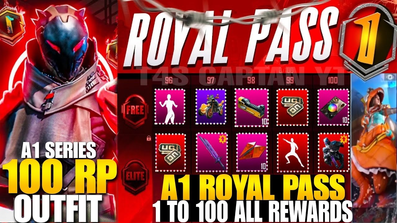 A1 Royal Pass 1 To 100 Rp Leaks 3D | Upgradable Mythic Outfit | Old Rp ...