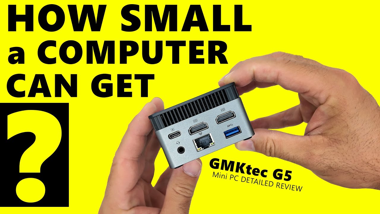 How Small a Computer Can Get ? GMKtec G5 Review - YouTube