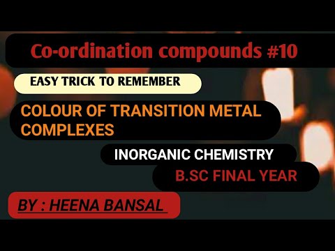 Colour of Transition Metal Complexes |Coordination Compounds| - YouTube