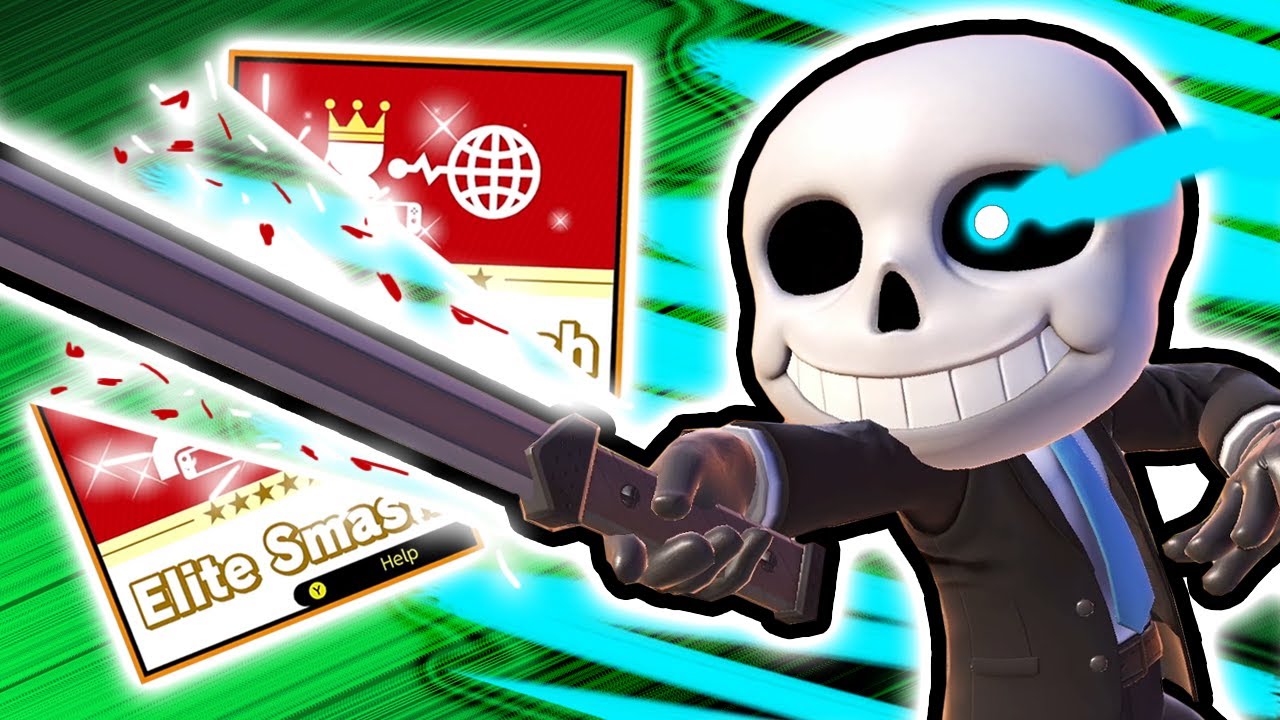 ELITE SMASH Vs. SANS WITH A SWORD - YouTube