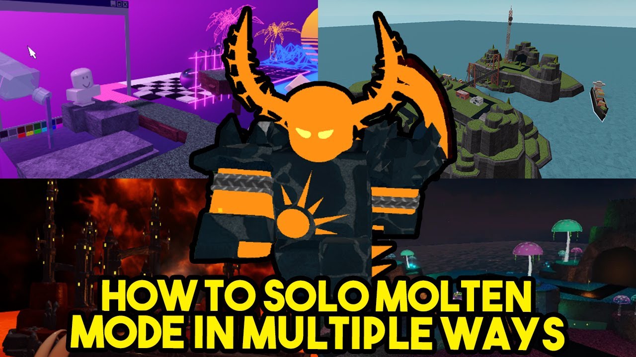 HOW TO SOLO MOLTEN MODE 4 DIFFERENT WAYS (TOWER DEFENSE SIMULATOR ...