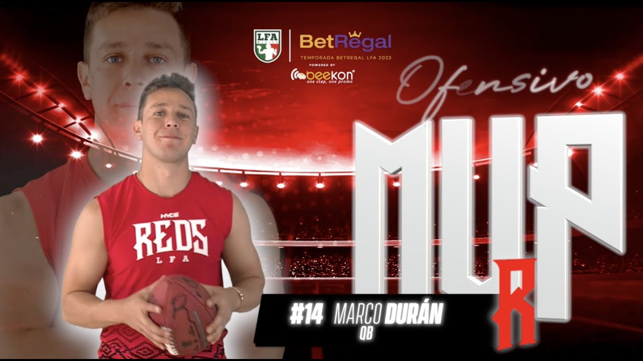 Marco Durán MVP OFENSIVO de la semana 2 / LFA 2023 - YouTube