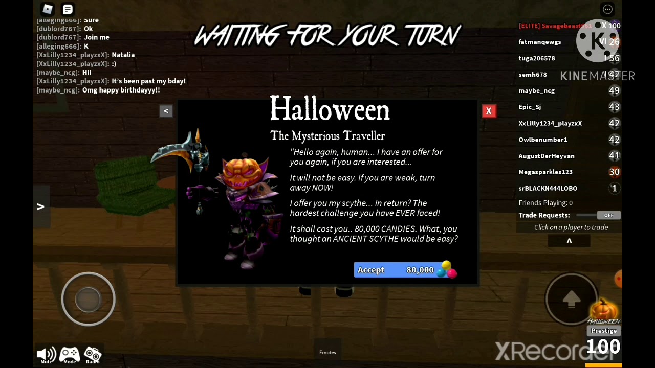 Buying the new Hallow Scythe in MM2! - YouTube