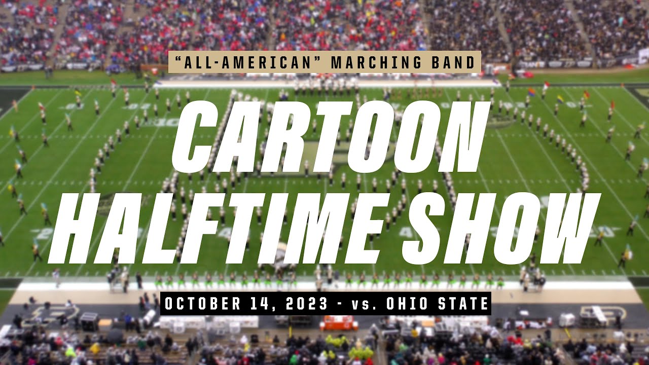 Cartoon Halftime Show - October 14, 2023 - vs. Ohio State - YouTube