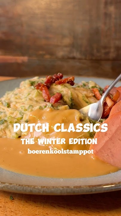 Dutch classics | Episode 1 | Boerenkool stamppot #recipe #dutch #dutchfood #stamppot #cooking ...