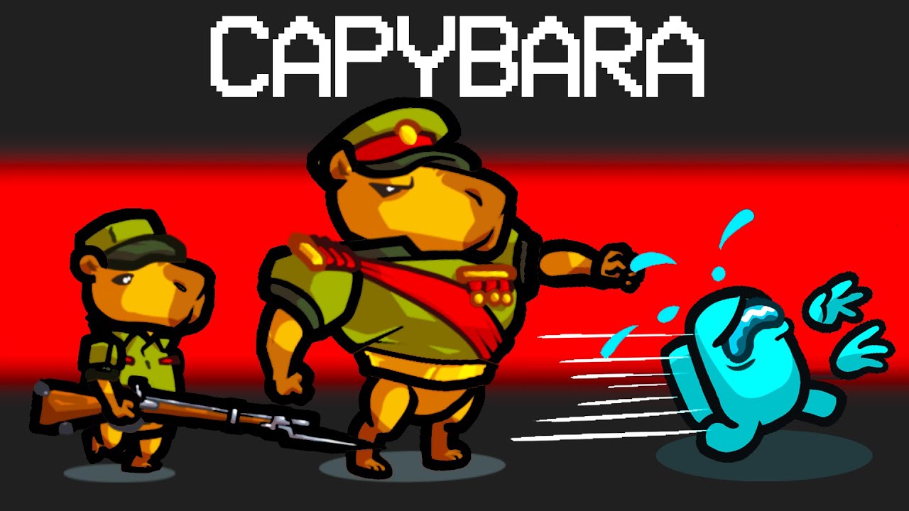 CAPYBARA Imposter mod in Among Us - YouTube