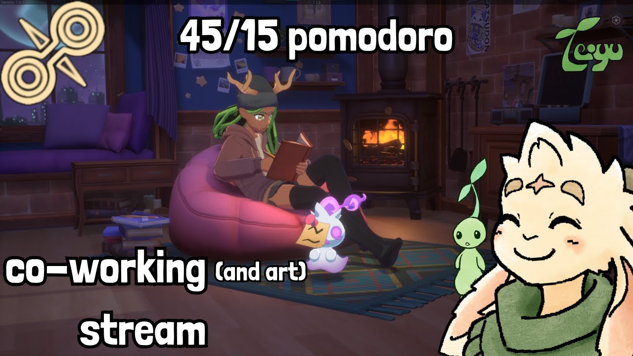 [co-work] 45/15 co-working and art stream for a looong time! [ᴀʀᴄʜɪᴠᴇ ...