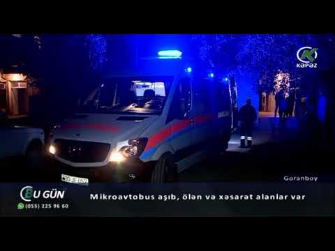 Mikroavtobus aşıb, ölən və xəsarət alanlar var