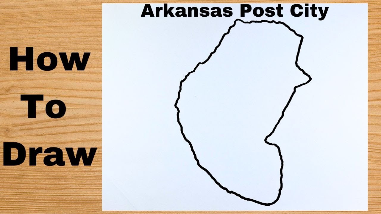 Drawing Arkansas Post City Map - United States - YouTube