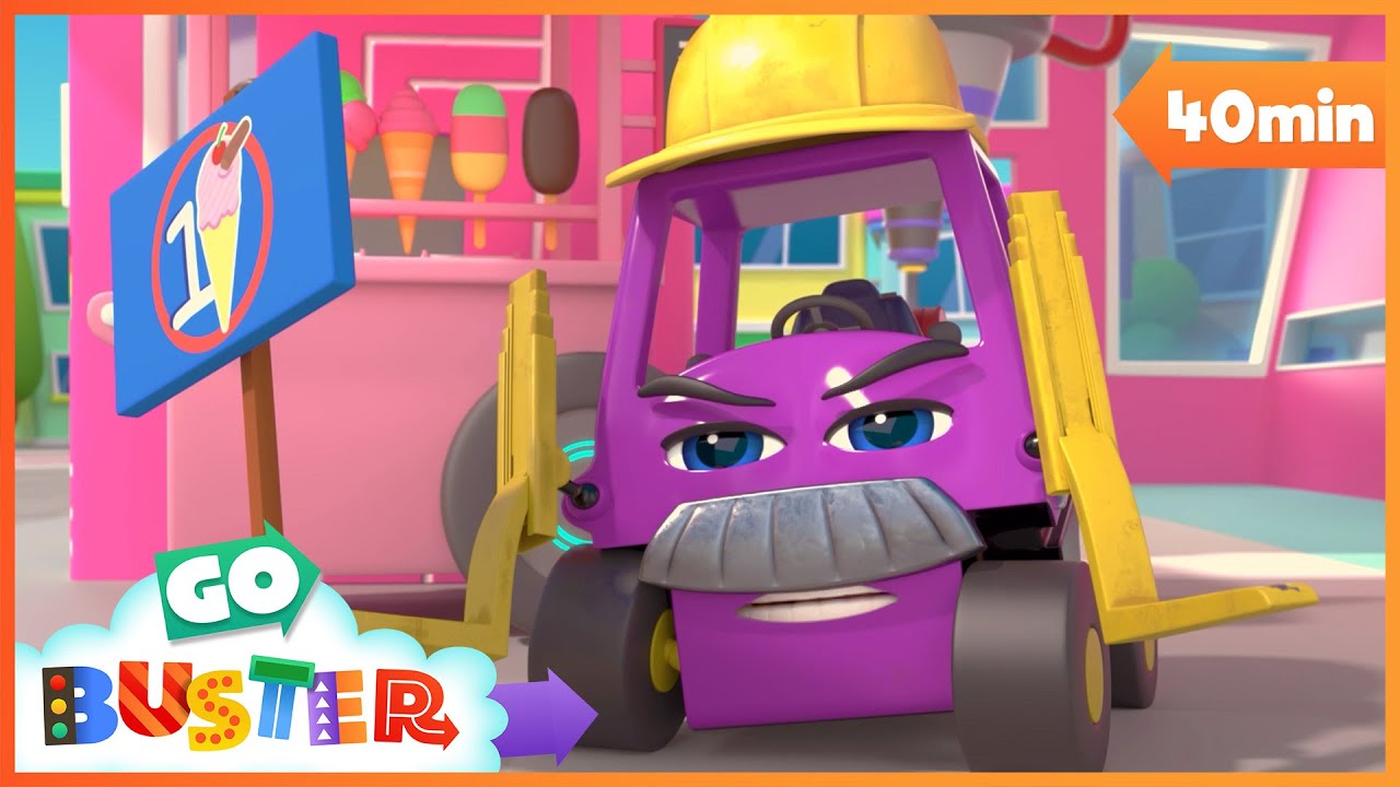 The Giant Ice Cream Thieves | Buster Recharged | Robot Cartoons for ...