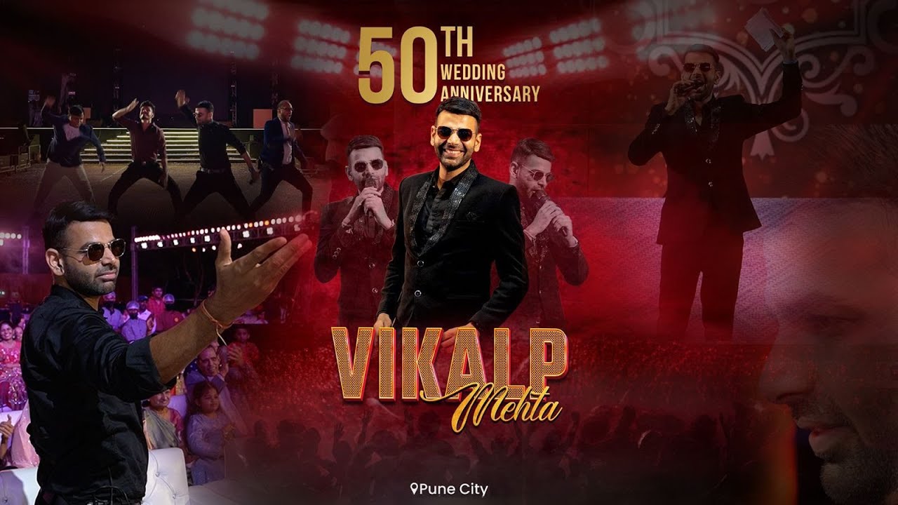 Vikalp Mehta Anchoring 50th Wedding Anniversary | Best Wedding Anchor ...