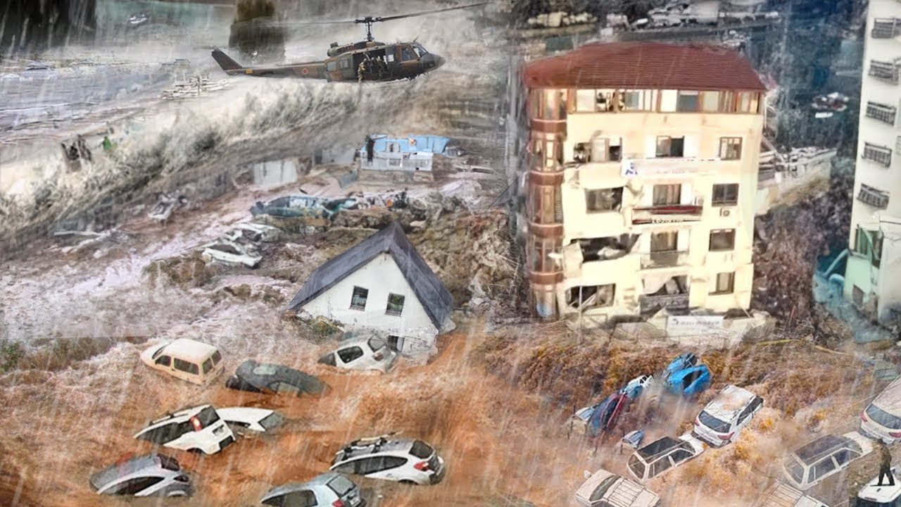 Switzerland destroyed! Devastating floods destroy Brienz after flash ...
