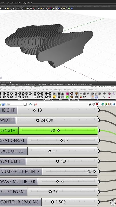 Grasshopper Tutorial Parametric Script Rhino 3D Architecture Design Preview - YouTube