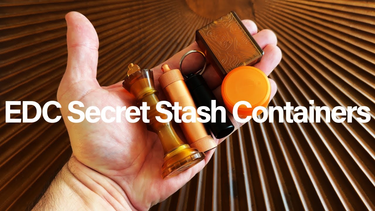 5 Palm-Sized EDC Secret Stash Containers - YouTube