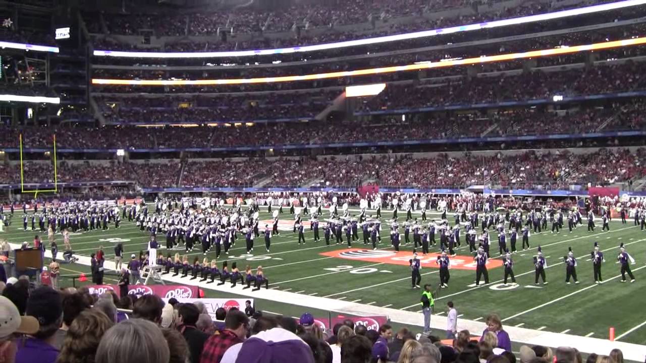 Kansas State University Marching Band Halftime show at Cotton Bowl ...