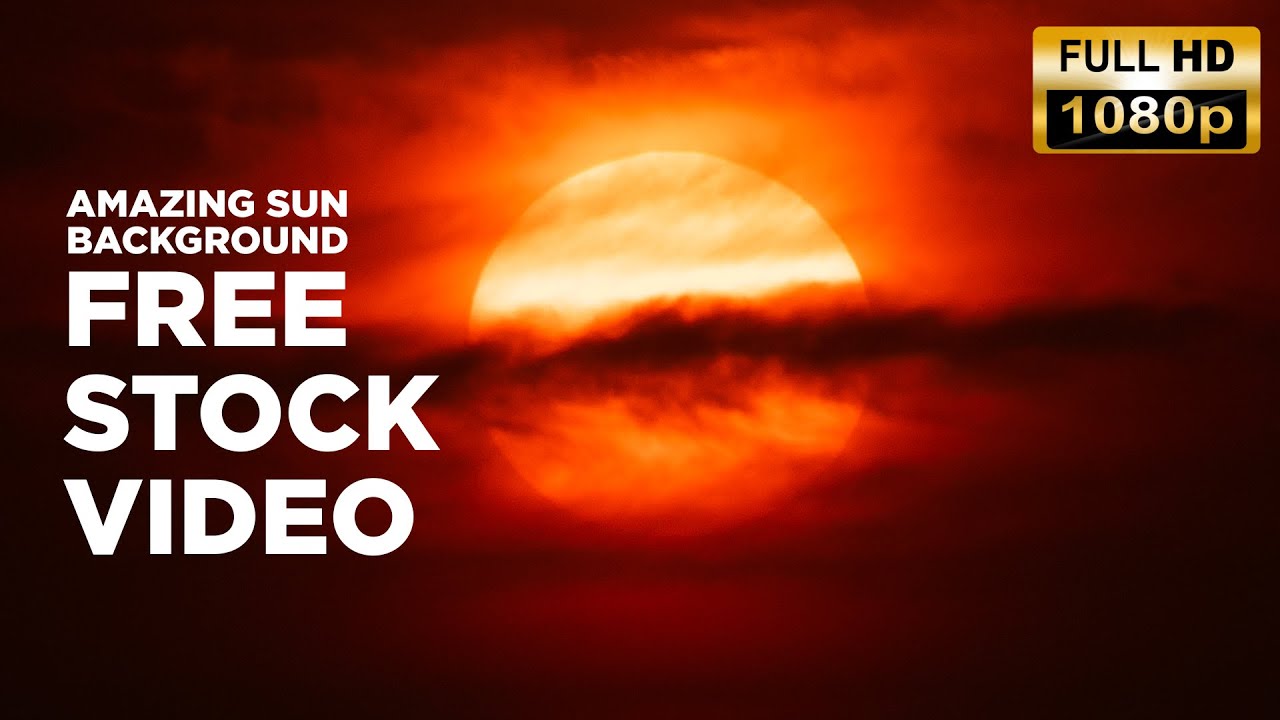 Amazing rising sun | No copyright video | Free stock video footage hd ...