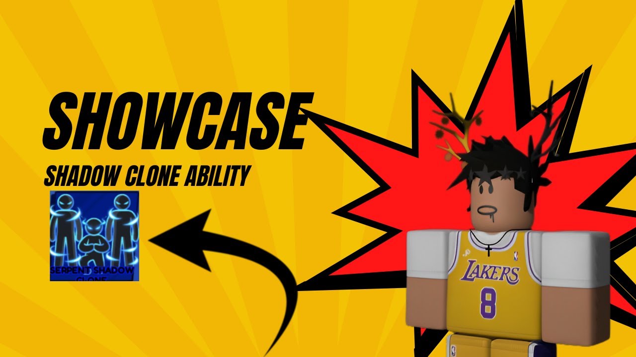 SHOWCASE SHADOW CLONE ABILITY IN BLADE BALL - YouTube