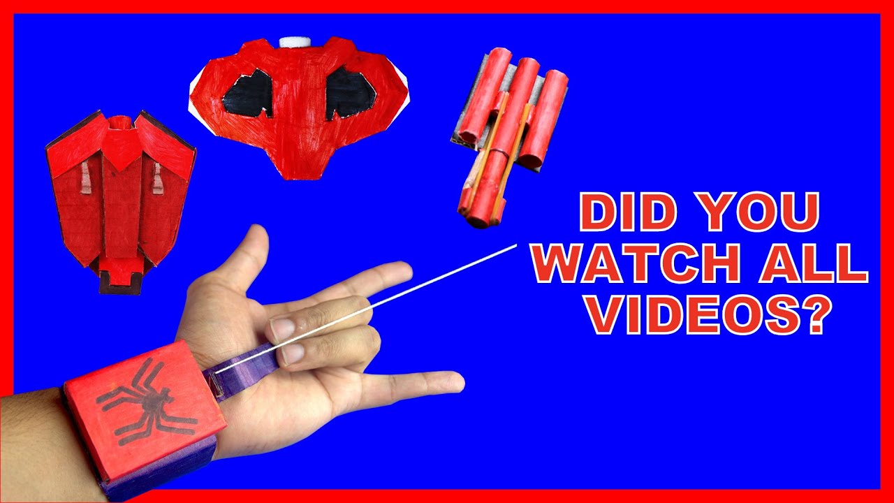 Spider Man Web Shooter Rewind 2020 | MR UNIQUE - YouTube