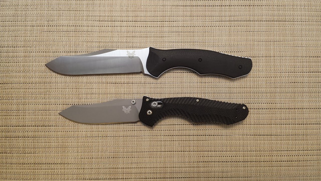 BENCHMADE 810 CONTEGO & 183 FIXED CONTEGO часть 1 - YouTube