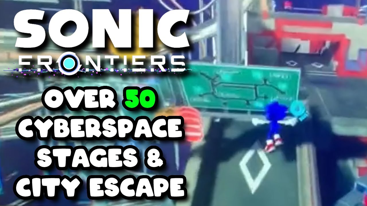 Sonic Frontiers Has OVER 50 Cyberspace Stages, 3D Underwater Gameplay ...