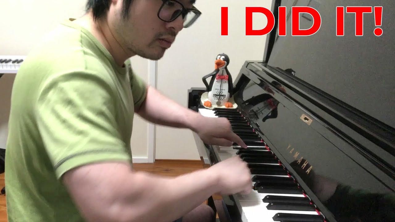 Fantaisie Impromptu but played with ONE FINGER! - YouTube