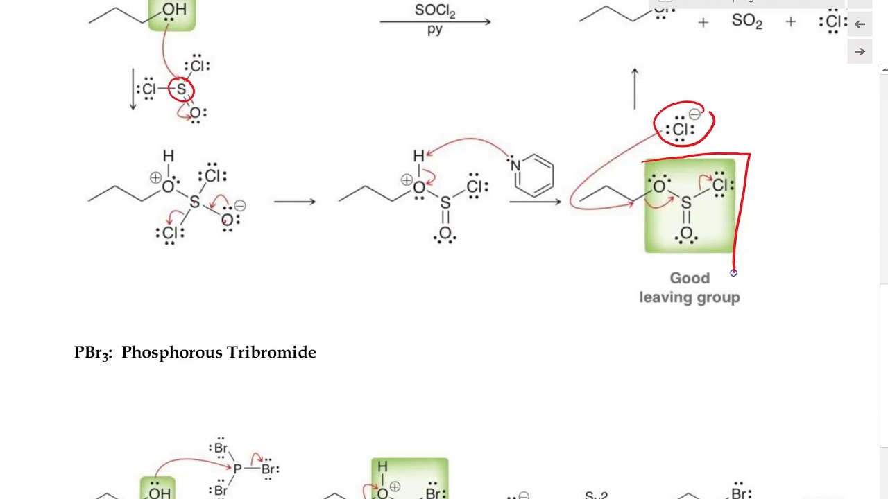 Organic Chemistry - Synthesis of Alkyl Halides from Alcohols Using ...