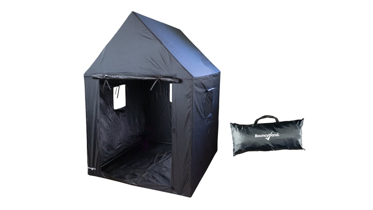 Bouncyband Indoor Framed Sensory Dark Den - YouTube