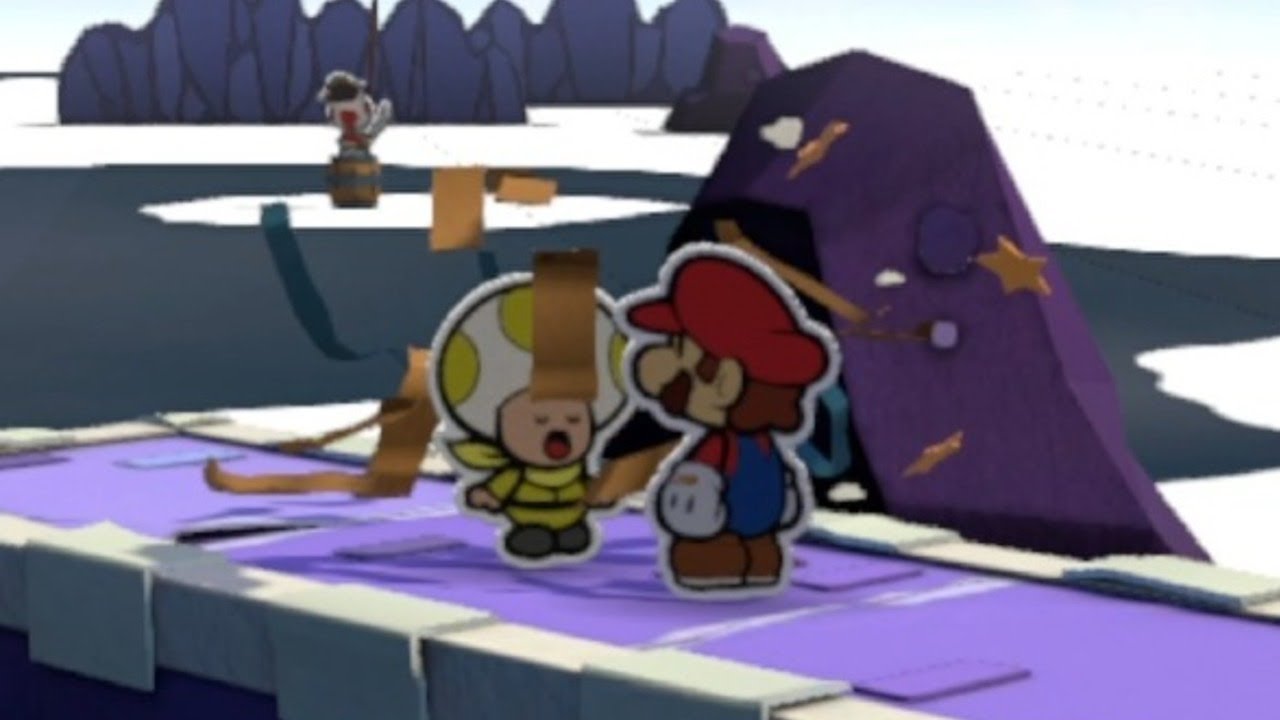 Paper mario color splash but the yellow Rescue Squad tries to do ...