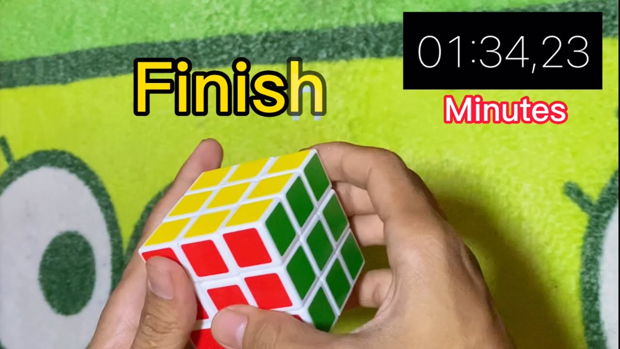 How to finish Cube under 2 minutes . The Talent of how to play cube for ...