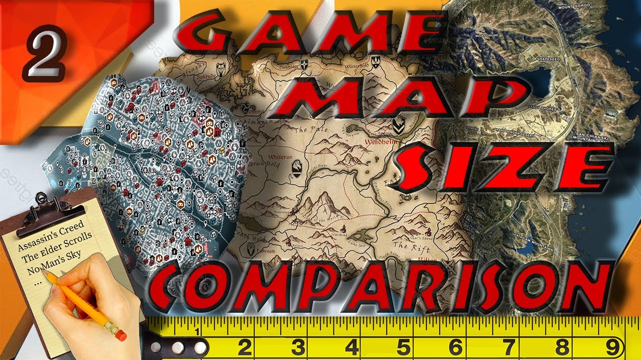 VIDEO GAME MAP SIZE COMPARISON 2025 / ПОРІВНЯННЯ РОЗМІРІВ КАРТИ ВІДЕОІГРИ 2025 - YouTube