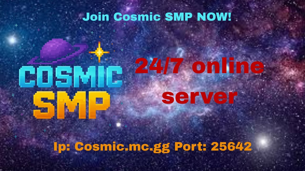 Playing Cosmic SMP | Playing in my new SMP - YouTube