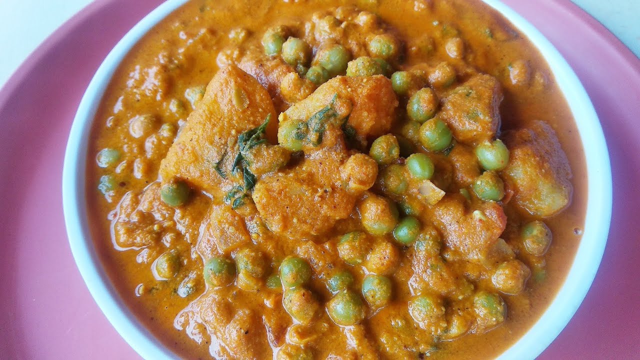 ರುಚಿಯಾದ ಆಲೂಗಡ್ಡೆ ಬಟಾಣಿ ಗಸ್ಸಿ | Batate Batani Gassi | Alugadde Batani ...