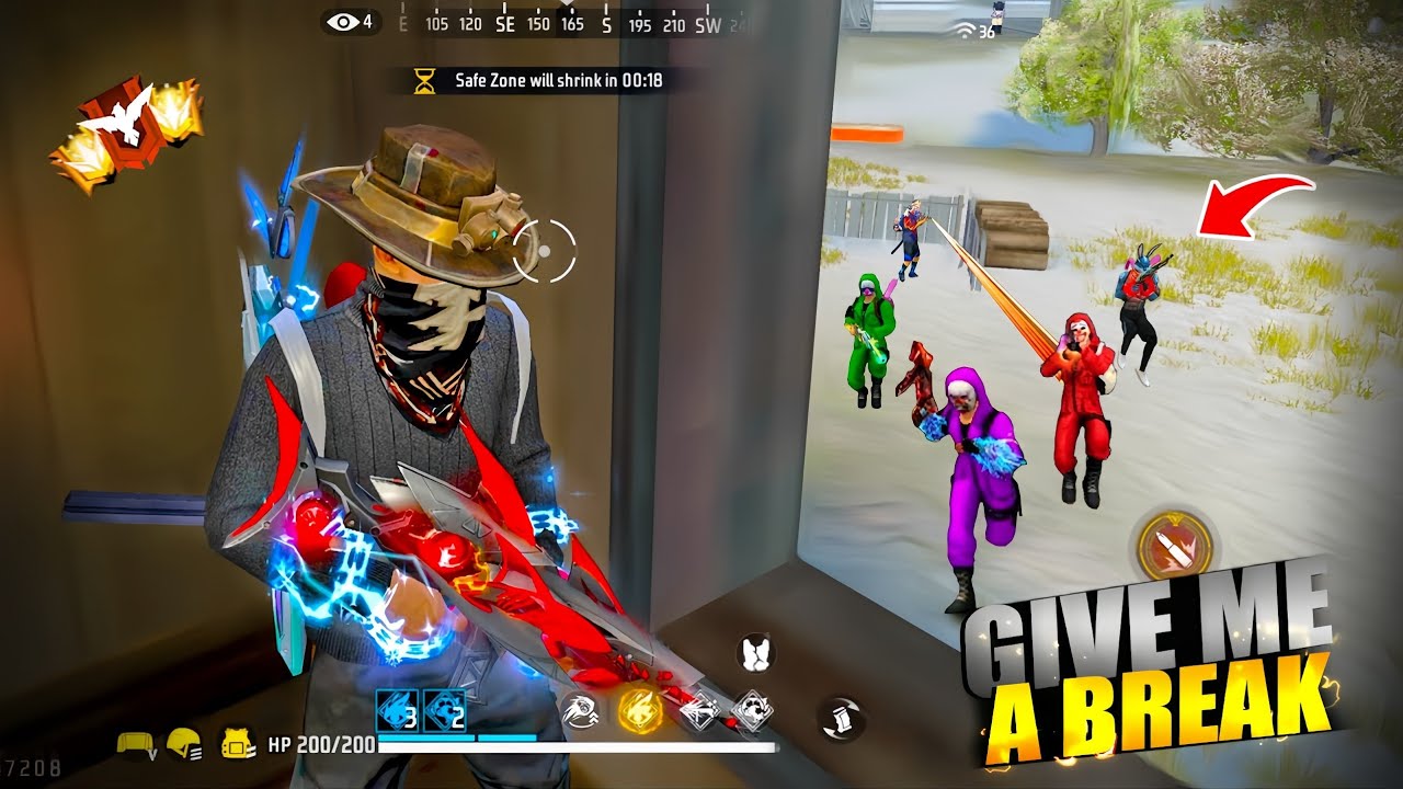 FREEFIRE 🔥" 28 Kills " 🤯 Solo vs Squad With Ump + M4A1 = OP 🎯Garena ...