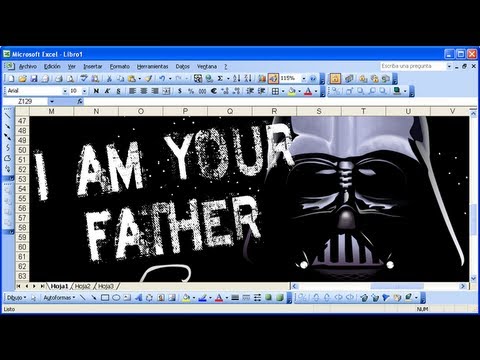 MS Excel: Darth Vader - YouTube