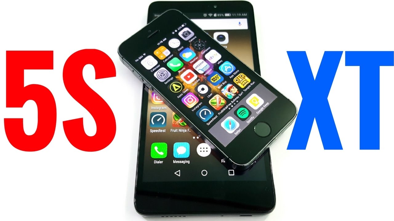 iPhone 5S vs Huawei Ascend XT - YouTube