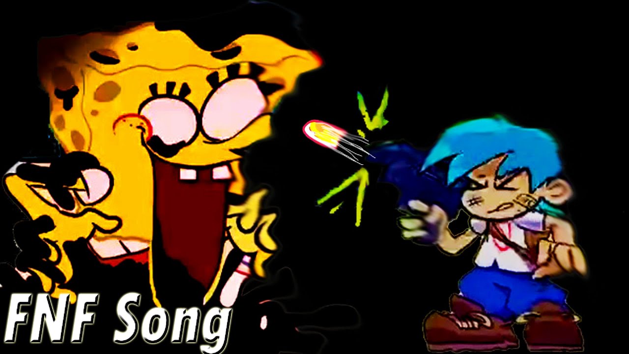 FNF VS Corrupted Spongebob😈🔪😨(Song lyrics)| Friday Night Funkin mod ...