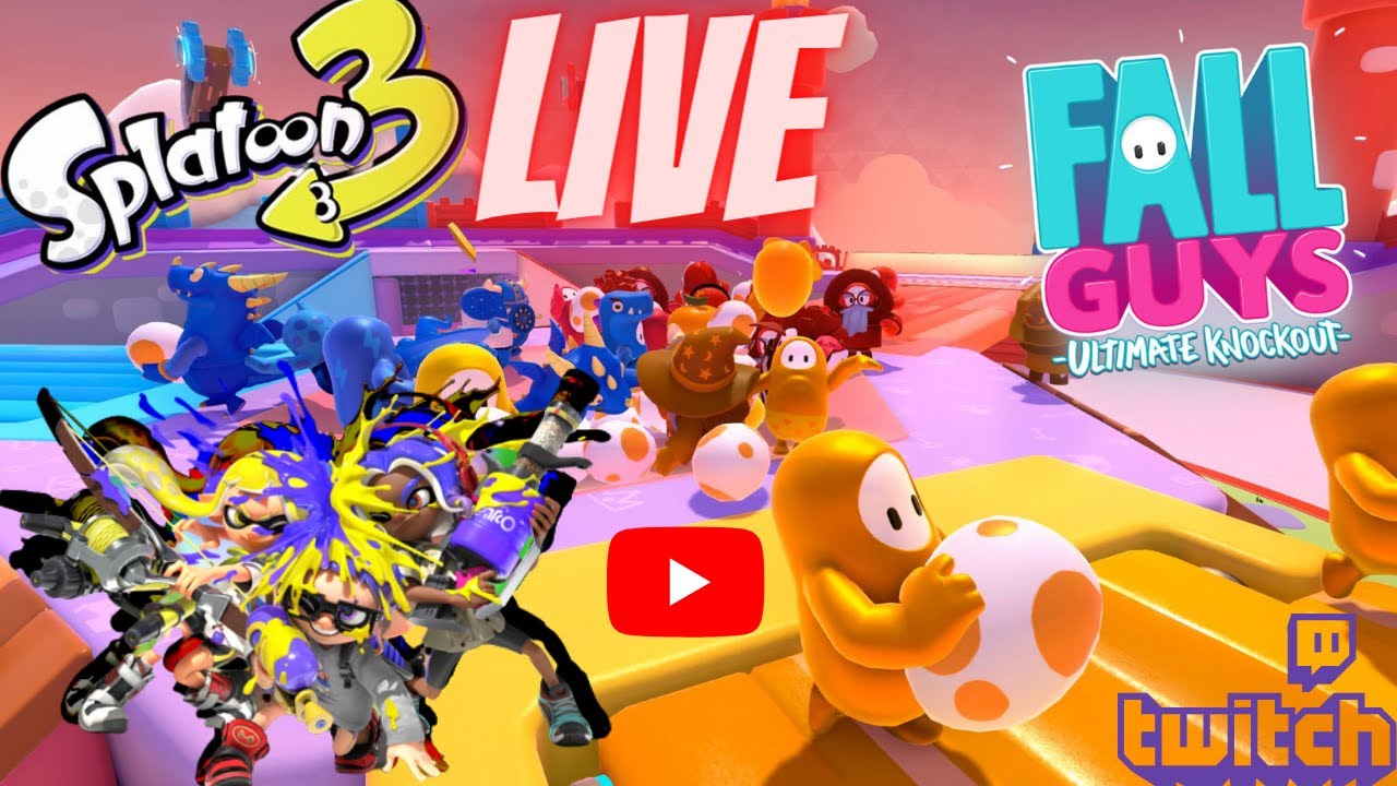 🔴 LIVE FALL GUYS & SPLATOON 3 avec les ABONNEZ ! GPExplorer de SQUEEZIE ...