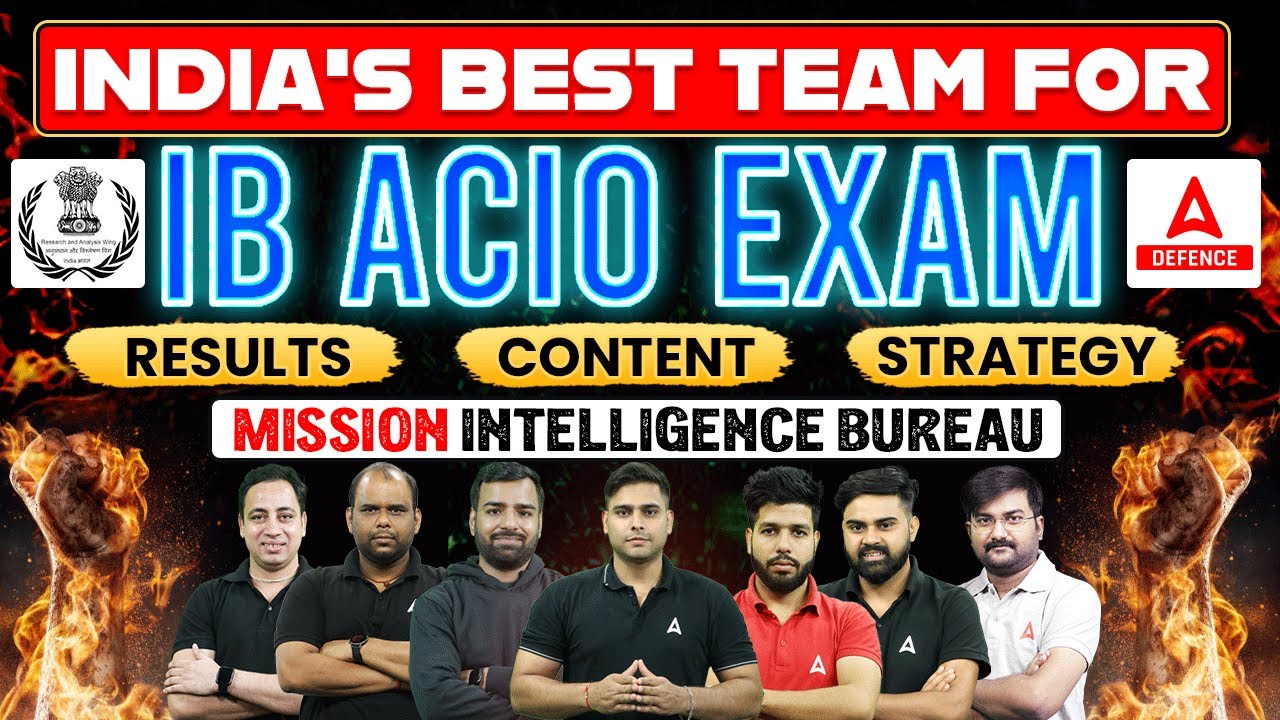 India's Best Team for IB ACIO Exam | IB ACIO 2023 Results/Content ...