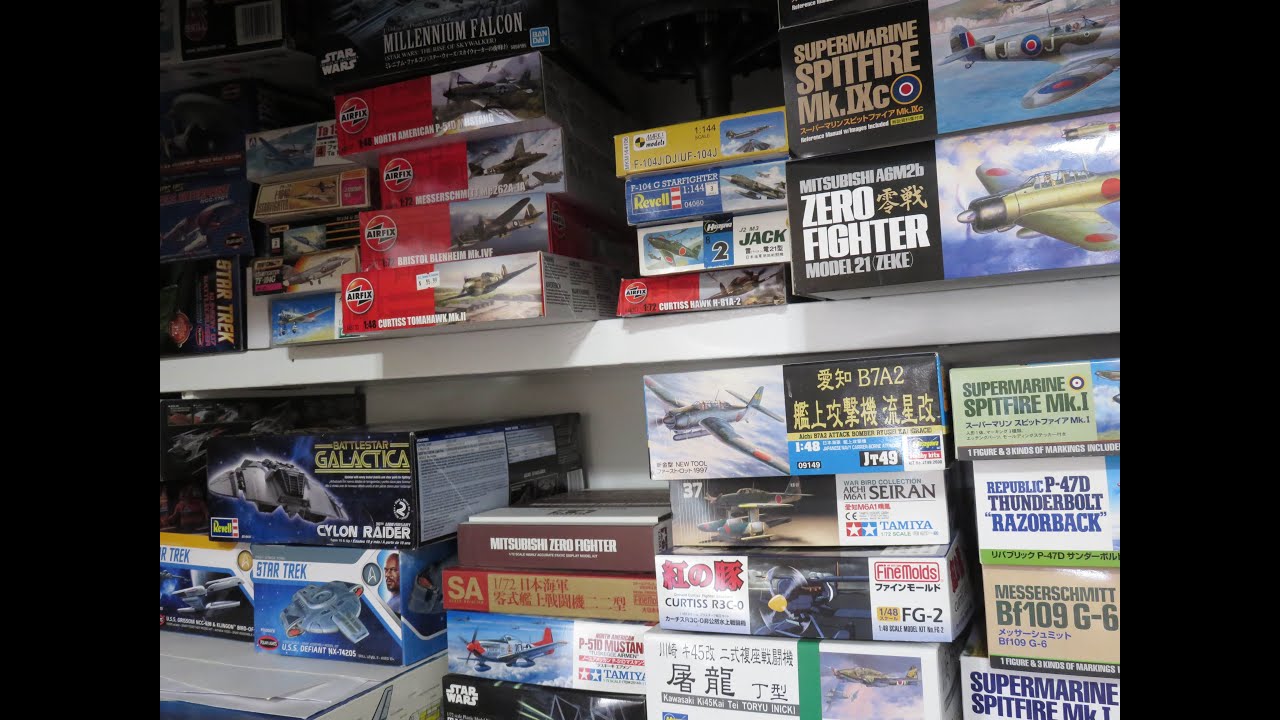 2021 Model Kit Stash Tour - YouTube