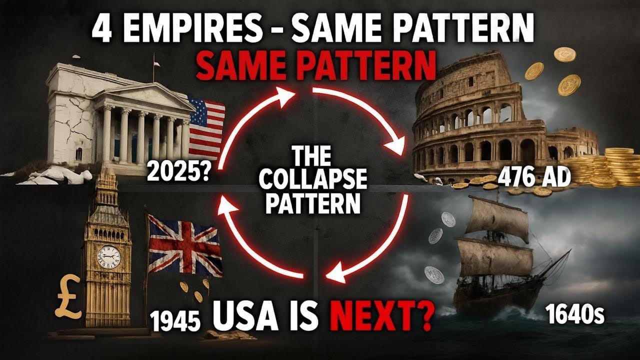 The Empire Collapse Pattern: Rome, Spain, Britain... USA Is Next - YouTube